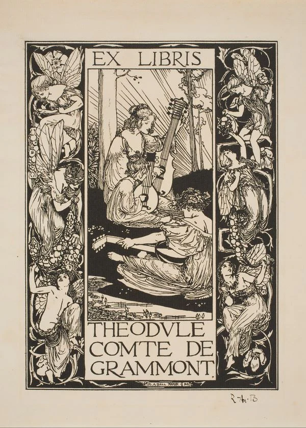 Bell Robert Anning Ex Libris Theodule