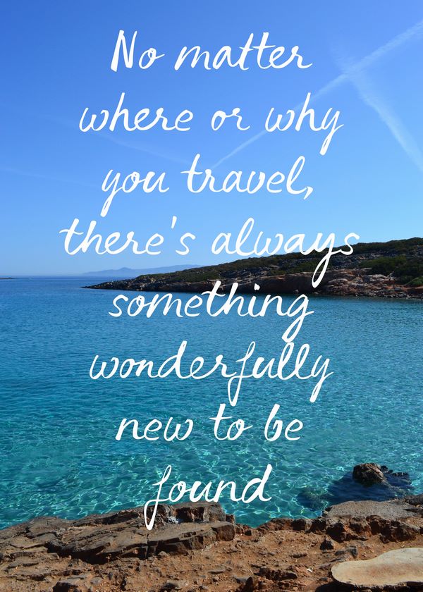 No matter where or why you travel