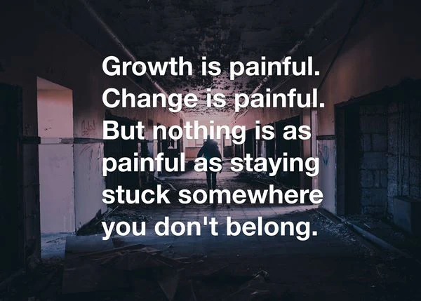 Growth is painful