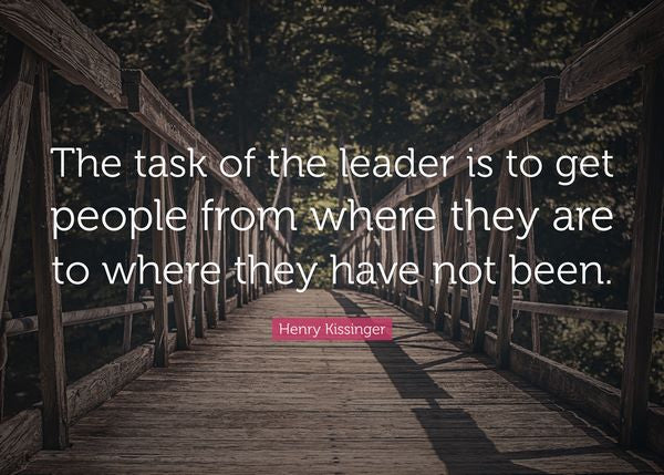 The task of the leader