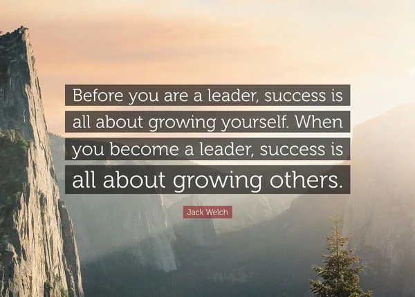 Before you are a leader