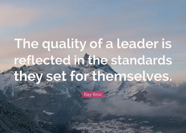 The quality of a leader