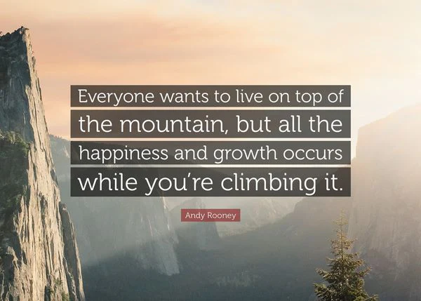 Everyone wants to live on the top