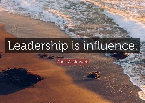 Leadership is influence