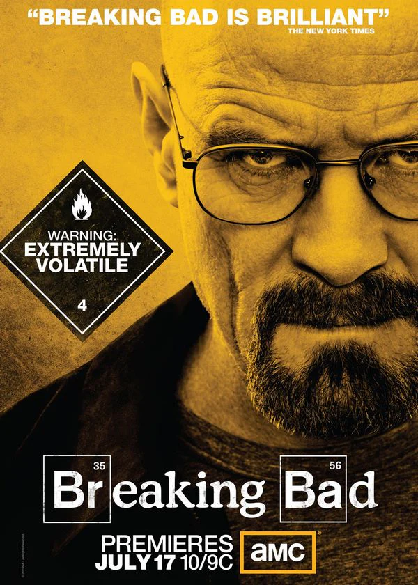 Breaking Bad zuti poster