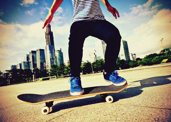 Skateboard i grad