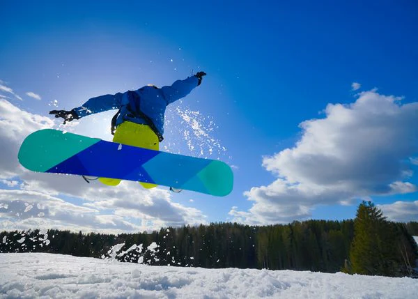 Snowboard skok