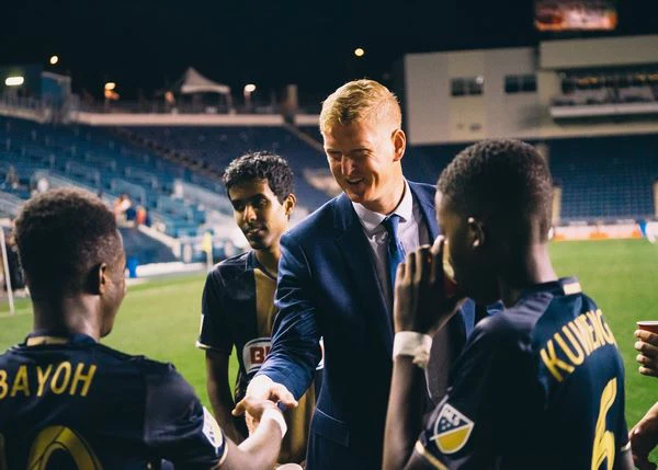 Philadelphia Union pozdravljanje