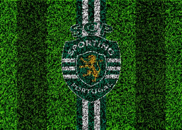 Sporting CP logo u travi