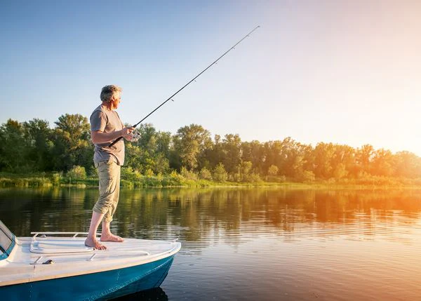 Ribolov i suncev zalazak
