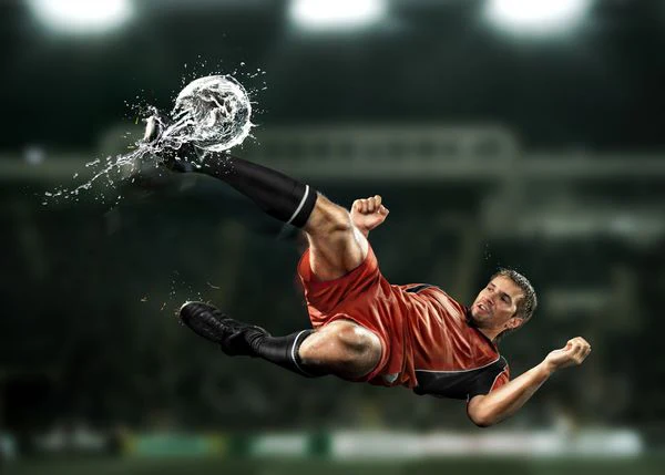 Fudbal fotografije i voda