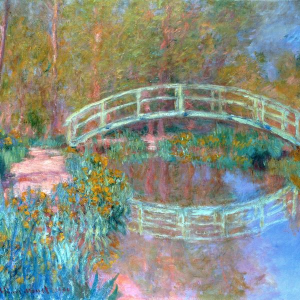 Claude Monet, The Japanese Bridge The Bridge In Monet's Garden, 1900