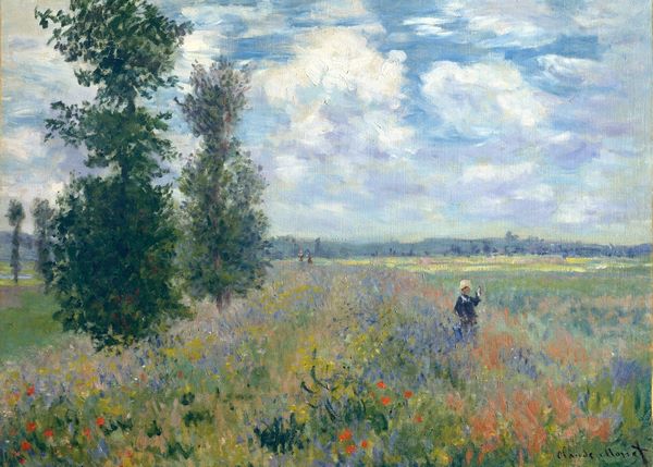 Claude Monet, Poppy Field, Argenteuil, 1875