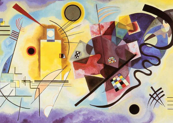 Wassily Kandinsky, Yellow Red Blue, 1925