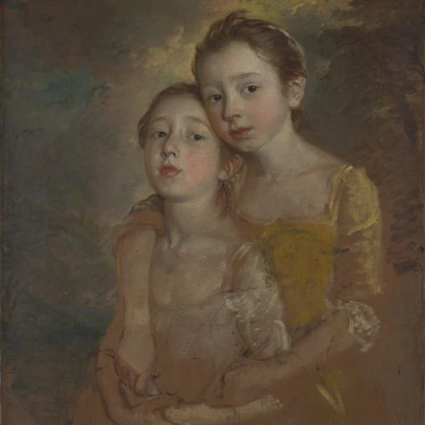 Thomas Gainsborough, The Painter's Daughters with a Cat