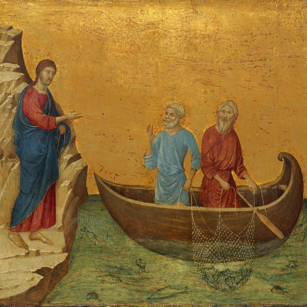Duccio Di Buoninsegna, Predella, Calling Of The Apostles Peter And Andrew