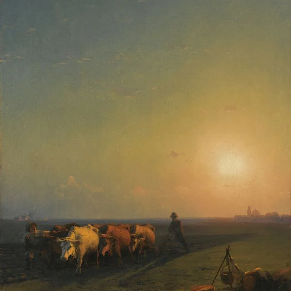 Ivan Aivazovsky, Crimea, plowing