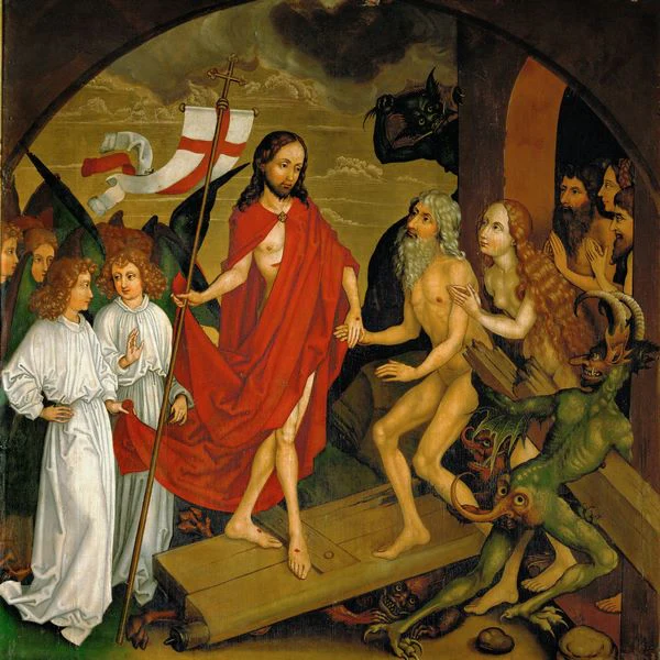 Martin Schongauer, The Panel Altar C. Dominicans. Christ's Descent Into Hell