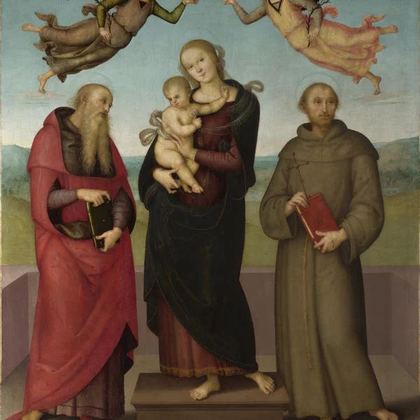 Pietro Perugino, The Virgin and Child with Saints Jerome and Francis