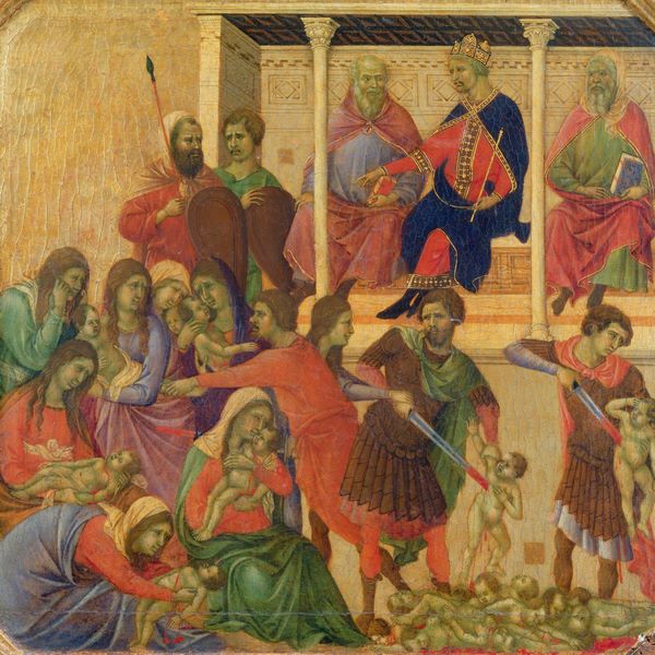Duccio Di Buoninsegna, Predela, Massacre Of The Innocents In Bethlehem