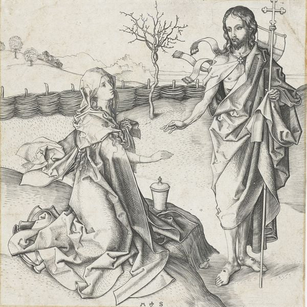 Martin Schongauer, Christ Appears To Mary Magdalene