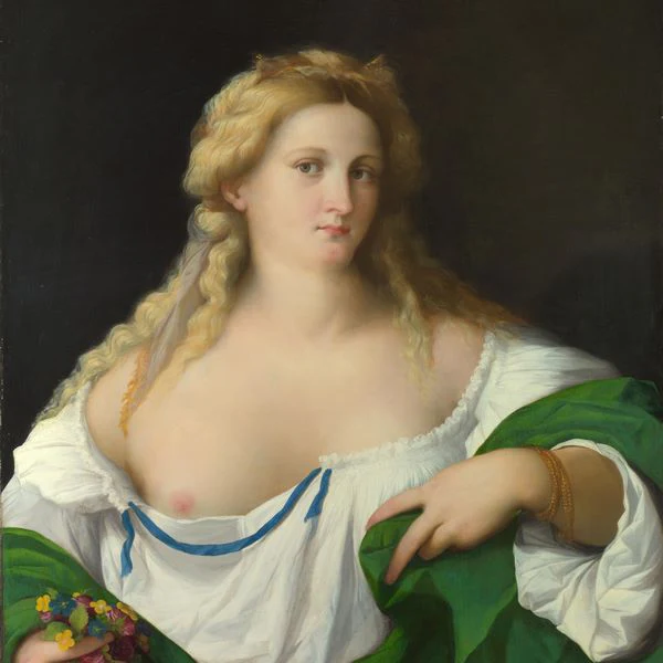 Palma Vecchio, A Blonde Woman