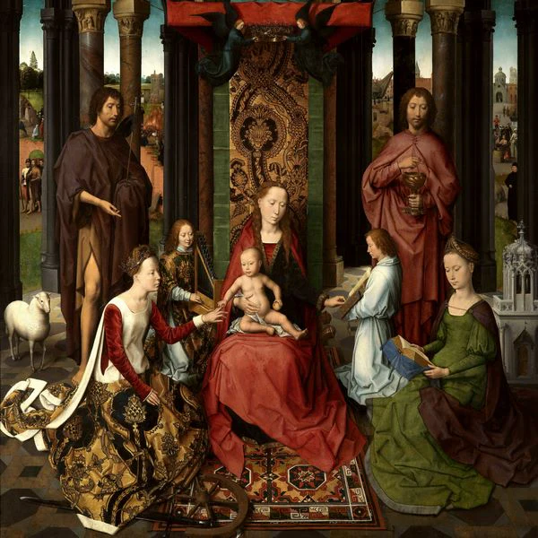 Hans Memling, Triptych Of St. John The Baptist And St. John The Evangelist