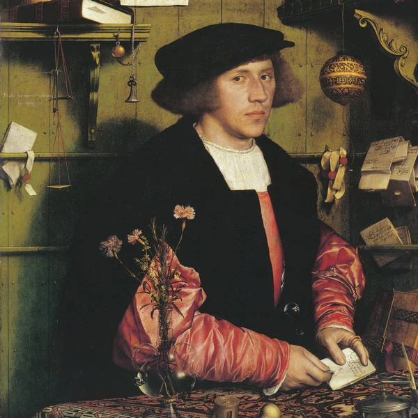 Hans Holbein The Younger, Portrait Of The Merchant Georg Gisze