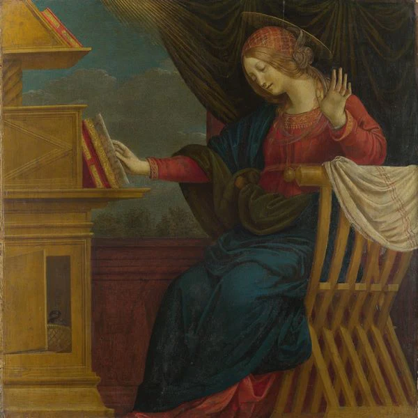 Gaudenzio Ferrari, The Annunciation, The Virgin Mary