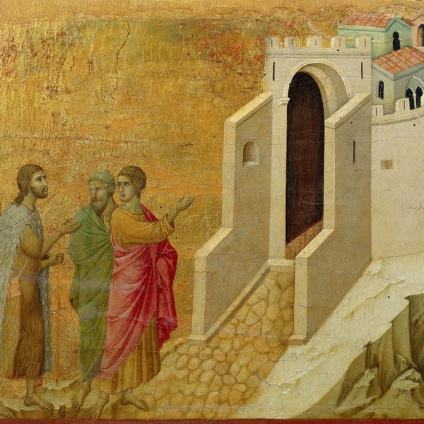 Duccio Di Buoninsegna, Road To Emmaus