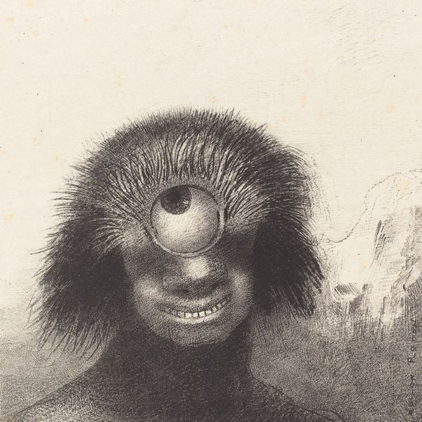 Odilon Redon, The Deformed Polyp Floated on the Shores, a Sort of Smiling and Hideous Cyclops, 1883