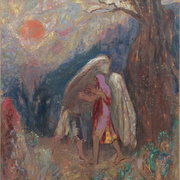 Odilon Redon, Jacob Wrestling with the Angel, 1905