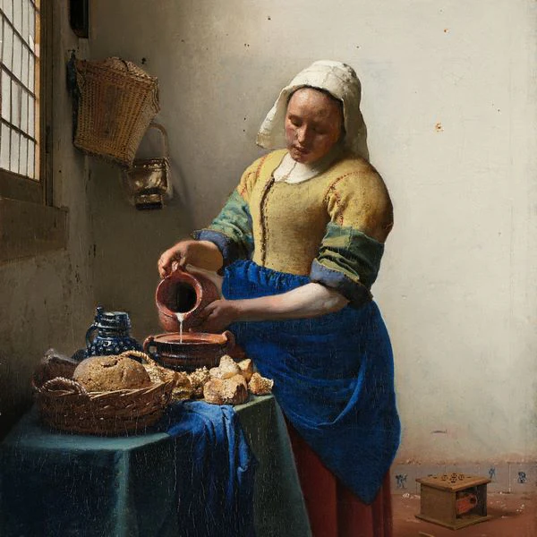 Jan Vermeer Van Delft, The Maid With A Jug Of Milk