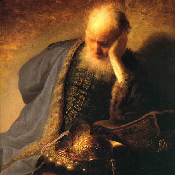 1630 Rembrandt Jeremy crying over the destruction of Jerusalem Detail