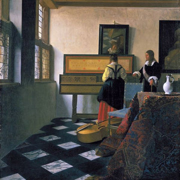 Jan Vermeer Van Delft, Lady And Gentleman At Virdzhinala