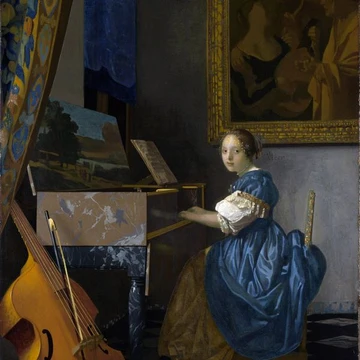 Jan Vermeer Van Delft, The Lady At The Spinet
