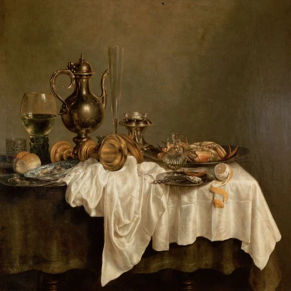 Heda, Willem Claesz, Breakfast with a Lobster