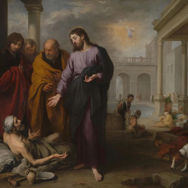 Bartolome Esteban Murillo, Christ healing the Paralytic at the Pool of Bethesda