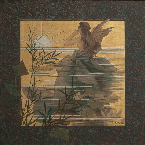 Riquer i Ynglada, Alexandre de, Composition with winged nymph dawn