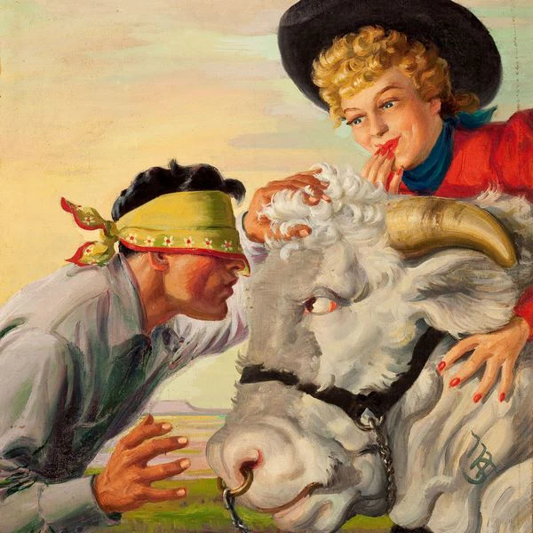 Ranch romances pulp cover