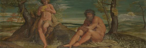 Annibale Carracci, Marsyas and Olympus