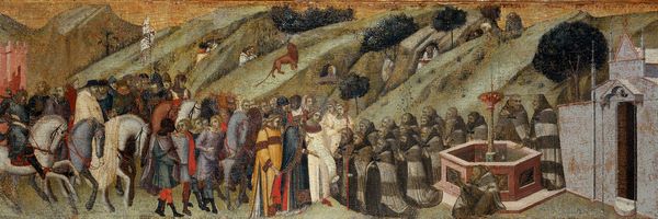 Pietro Lorenzetti, Predella. Sv.Albert Usually Gives A Holy Life Sv.Bertoldu