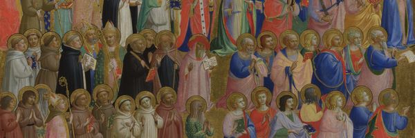 Fra Angelico, The Virgin Mary with the Apostles and Other Saints
