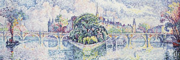Paul Victor Jules Signac, The Garden Of Vert Galant, 1928