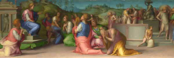 Pontormo, Joseph's Brothers beg for Help