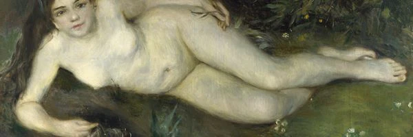 Pierre Auguste Renoir, A Nymph by a Stream