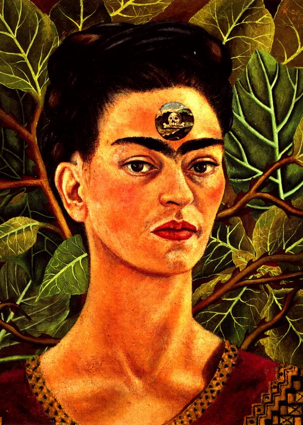 Frida Kahlo While thinking of death