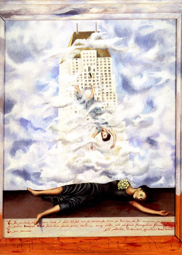 Frida Kahlo The Suicide of Dorothy Hauls painting