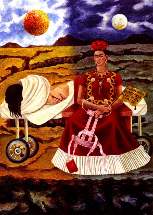 Frida Kahlo Tree of the hope Be held right