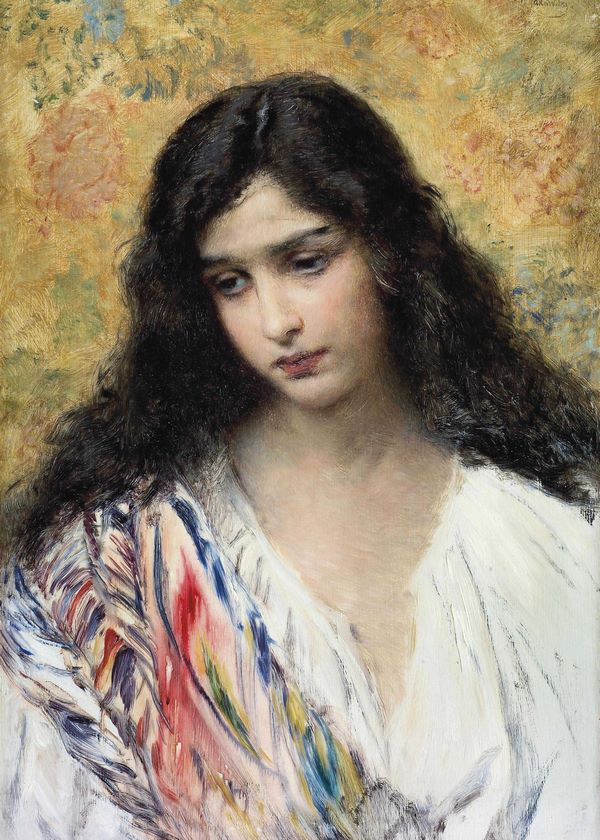 Konstantin Makovsky Russian Beauty painting